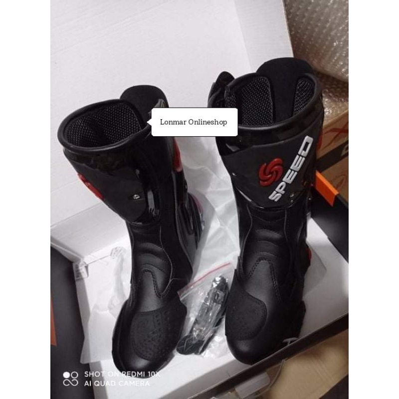 Speed high cut boots original | Shopee Philippines