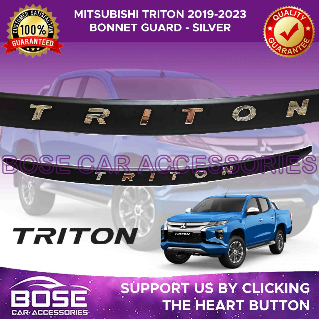 Car Bonnet Guard for Mitsubishi Triton 2019 - 2023 Hood Lip w/ Adhesive ...
