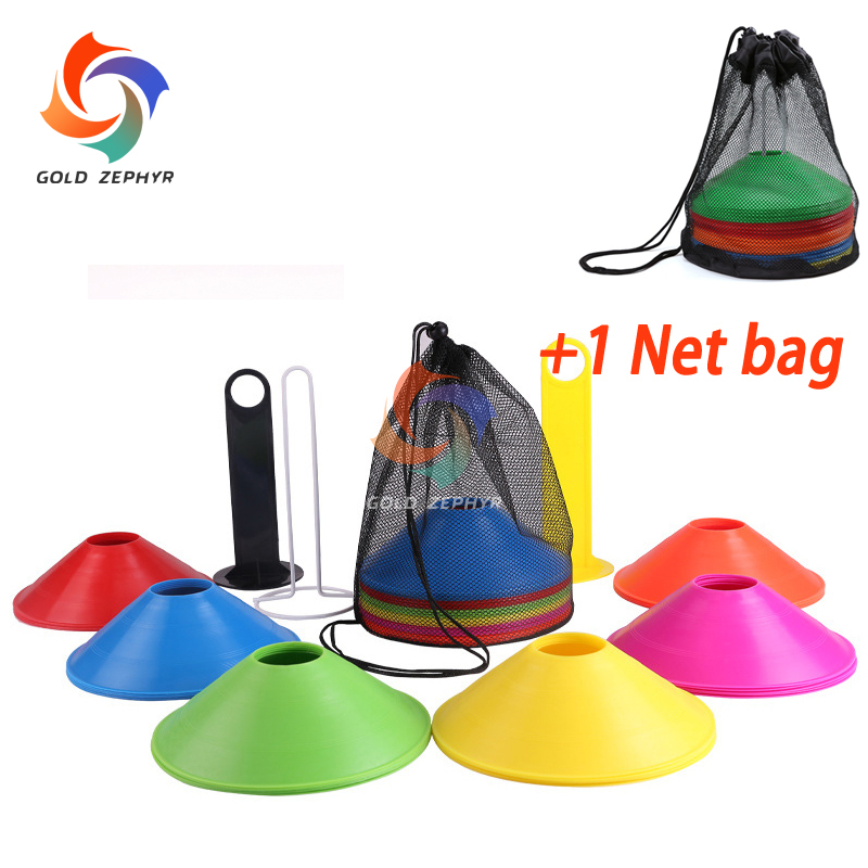 8/10pcs Soccer Discs Bucket Marker Training Sign Flat Cones Marker ...