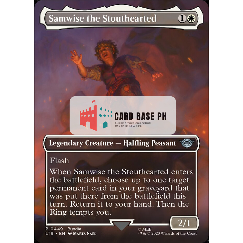 Samwise the Stouthearted - Magic the Gathering Trading Card | Shopee ...