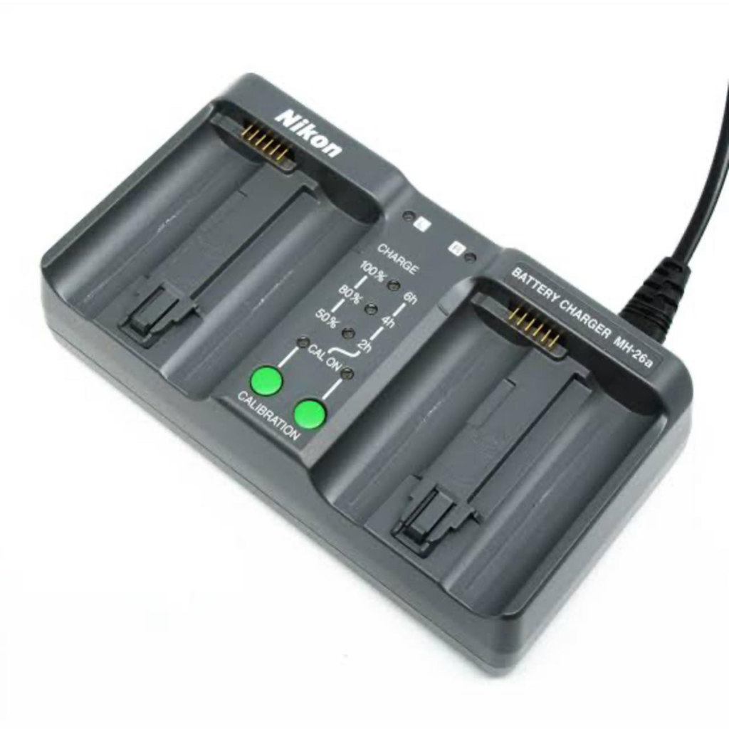 Nikon MH26A 2-in-one Battery Charger for EN-EL18 EL18 EN-EL4 EL4A ...