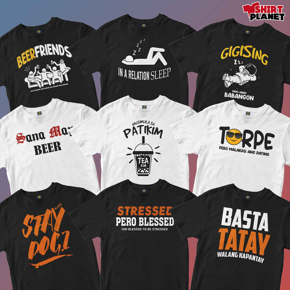 Shirt planet Pinoy spoof jokes funny t-shirt Parody Basta tatay walang ...