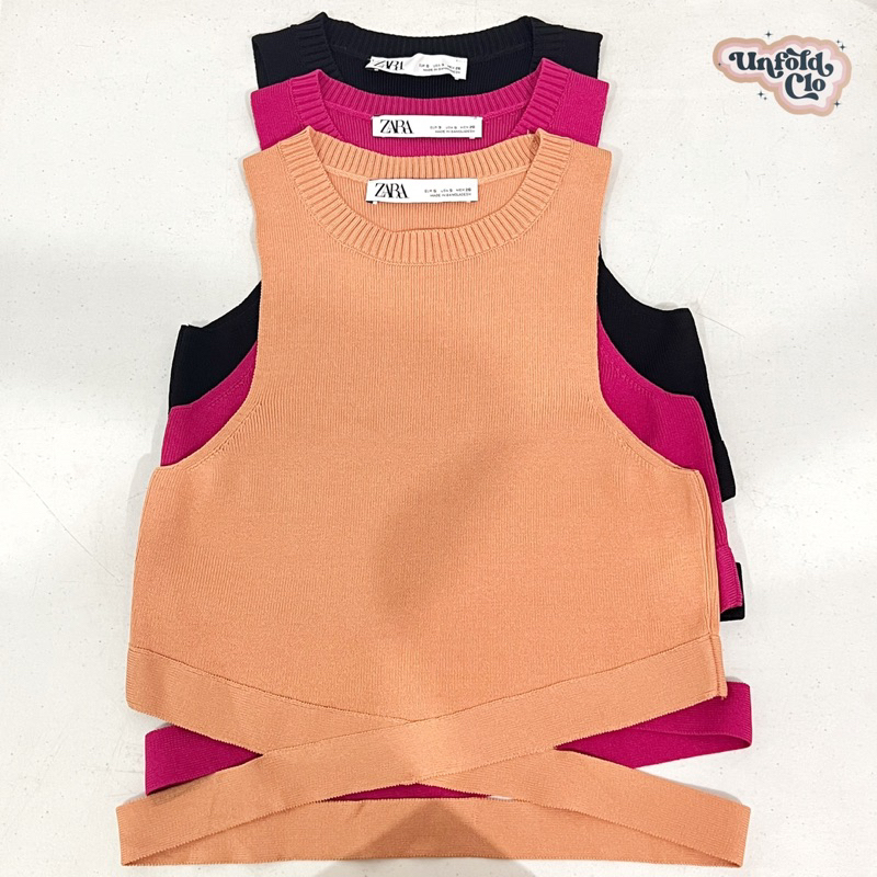 ZR Cut Out Knit Top | Authentic Overruns | Shopee Philippines