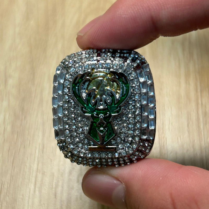NBA 2021 Bucks Championship Ring (ringbox not included) | Shopee ...
