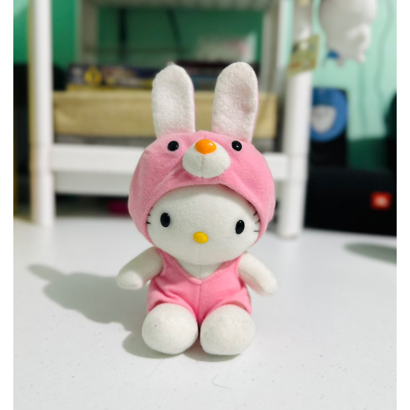Authentic Sanrio Smiles Vintage Hello Kitty Pink Bunny Plush | Shopee ...