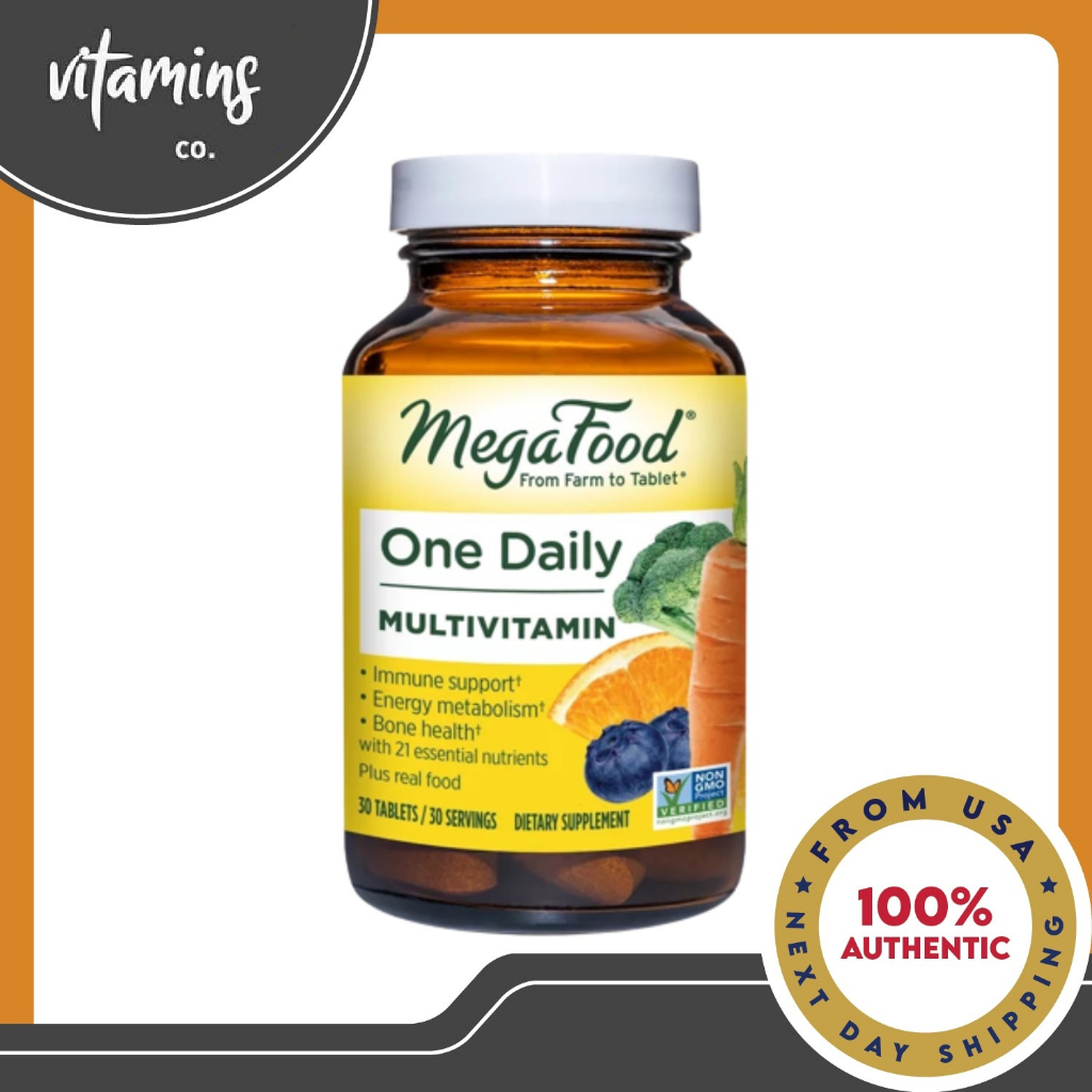 MegaFood One Daily Multivitamin Plus Real Food for Men and Women (30 Tablets) | Shopee Philippines