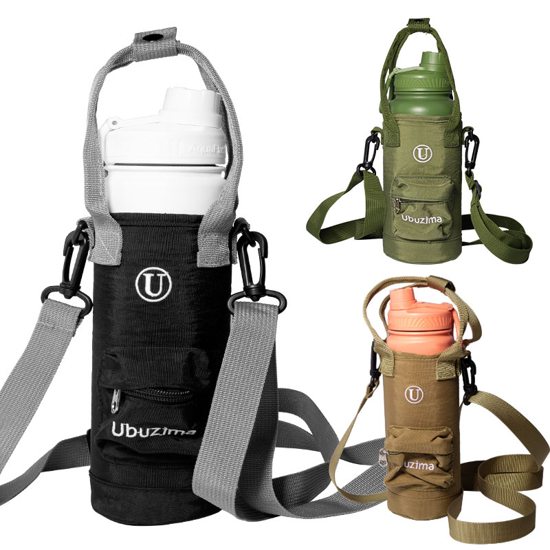 Water Bottle Holder Bag 18 oz With Tumbler Handle Strap Tumbler Pouch ...