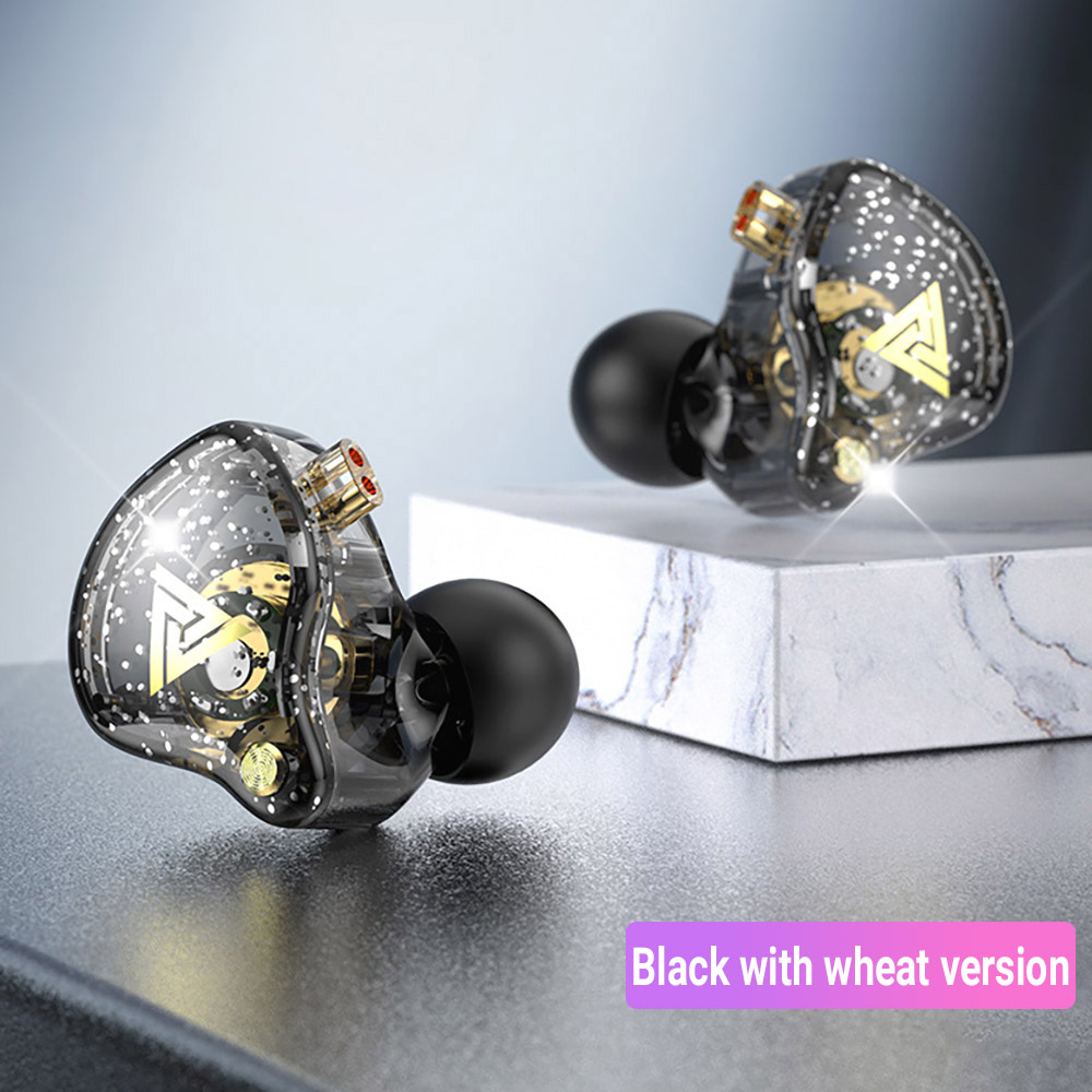 QKZ AK6 Pro Dynamic 1DD Earphones HIFI Bass Earbuds In-Ear Monitor ...