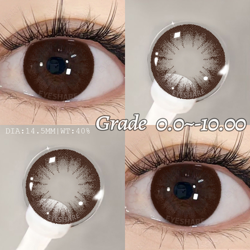 EYESHARE beautyeye series -1.00~-10.00 graded contact lens black ...