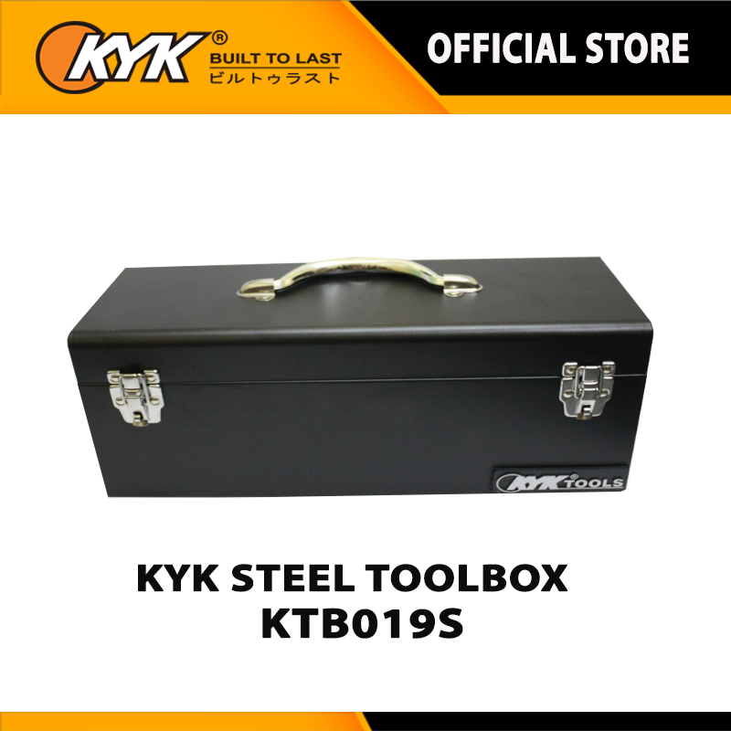 Kyk Steel Tool Box 19" Ktb019s (Authentic) Made In Taiwan | Shopee ...