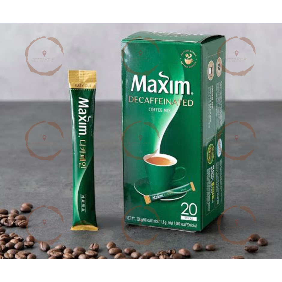 Maxim Decaffeinated Coffee Mix (20 sticks) | Shopee Philippines