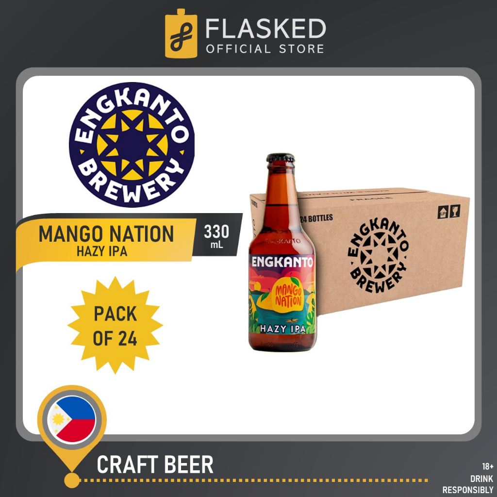 Engkanto Mango Nation - Hazy IPA Beer 330mL 1 Case | Shopee Philippines