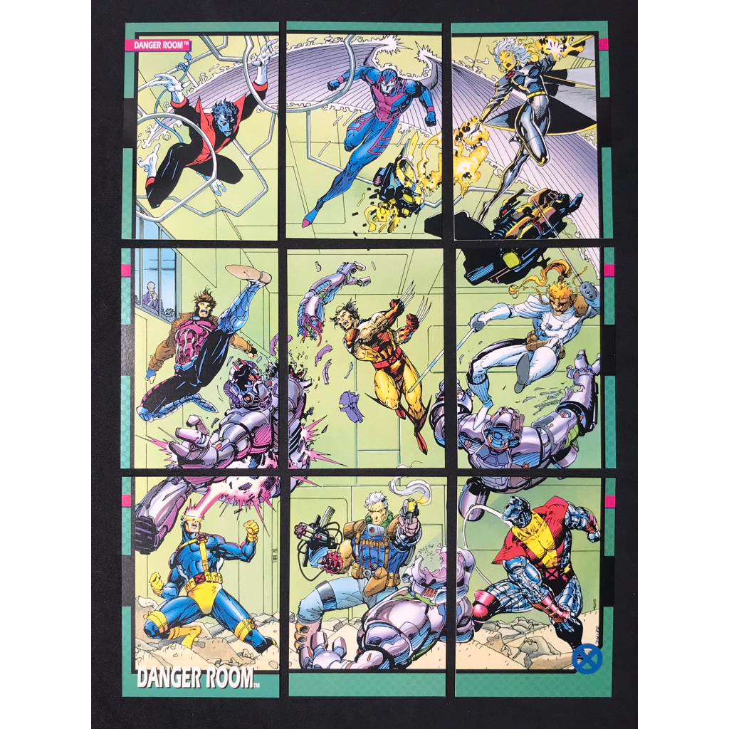 1992 X-Men Danger Room Subset (9 cards) | Shopee Philippines