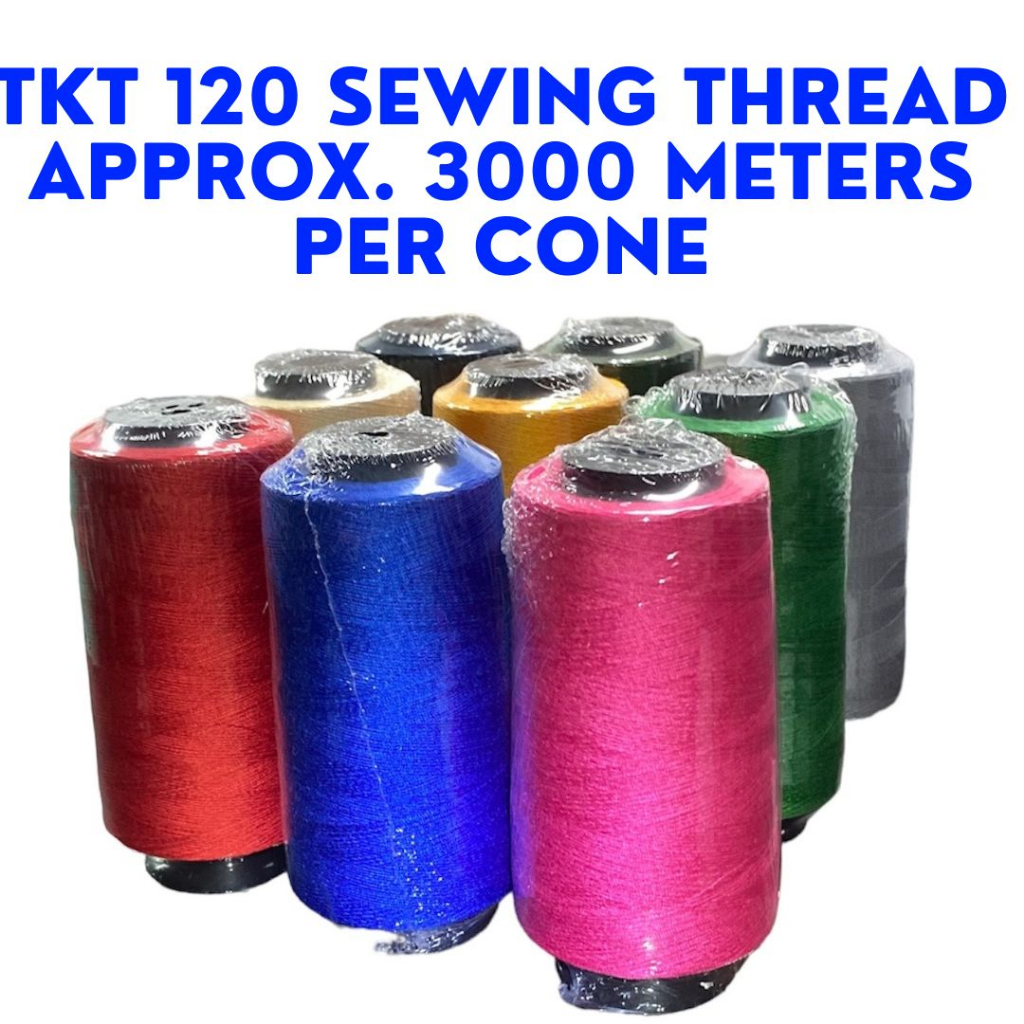 TKT 120 Sewing Thread 3000 meters Sinulid Panahi | Shopee Philippines