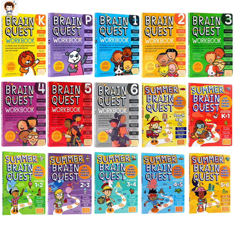 Brain Quest Workbooks for Preschool, Kinder, Grade 1 | Shopee Philippines