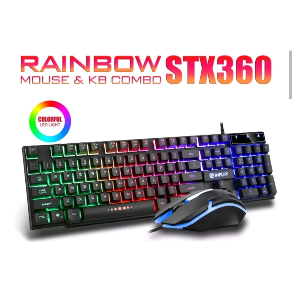 STX360 KEYBOARD AND MOUSE bundle with RGB lighting | Shopee Philippines
