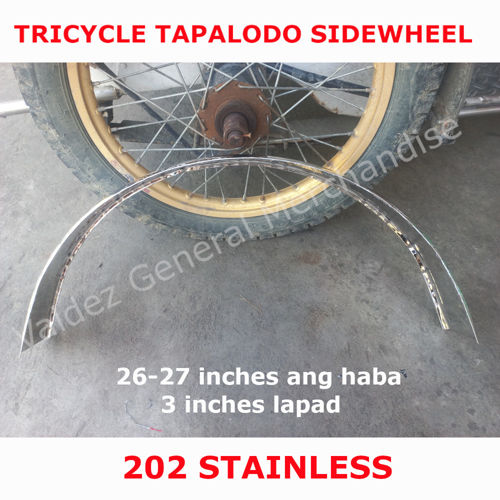 Tricycle, Sidecar, Stainless Sidewheel Tapalodo 155 pesos, Side wheel ...