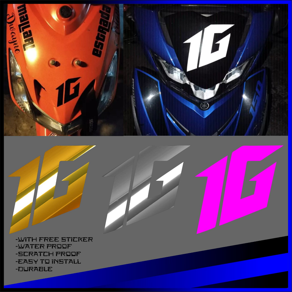 1G -OneGarage Vinyl cutout sticker | Shopee Philippines