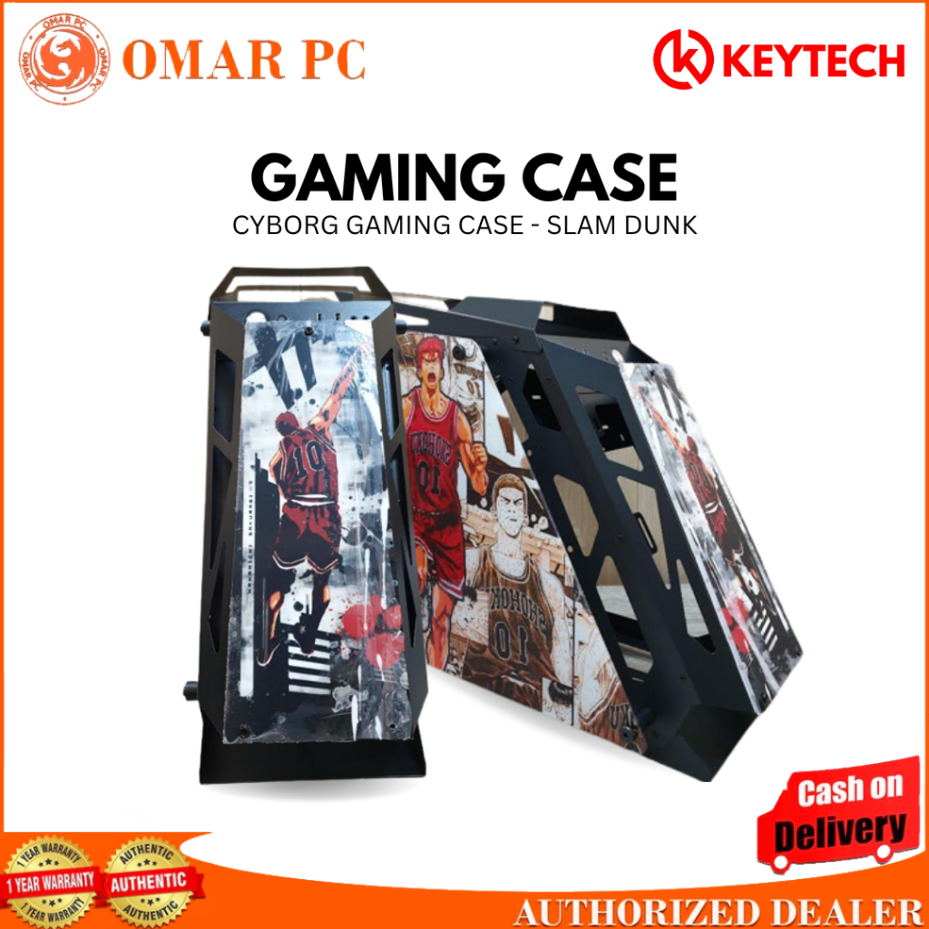 SlamDunk Cyborg Robot Gaming case Mid tower Keytech | Shopee Philippines