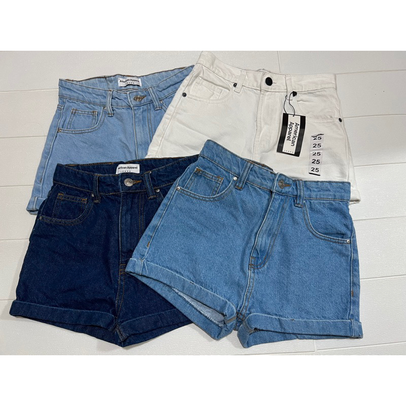 Brandnew High waisted AA/BERMUDA Denim Shorts | Shopee Philippines