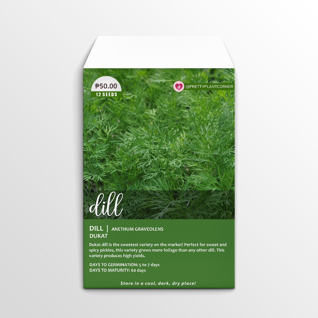 Dukat Dill Herb Seeds | Shopee Philippines
