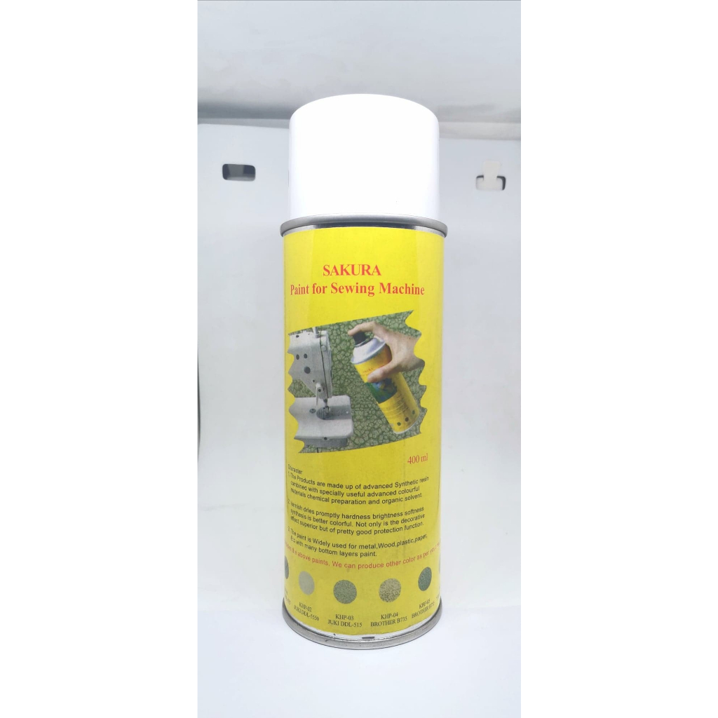 [ Uno ] Sakura Spray Paint for Sewing Machine Juki , Pegasus , Siruba ...