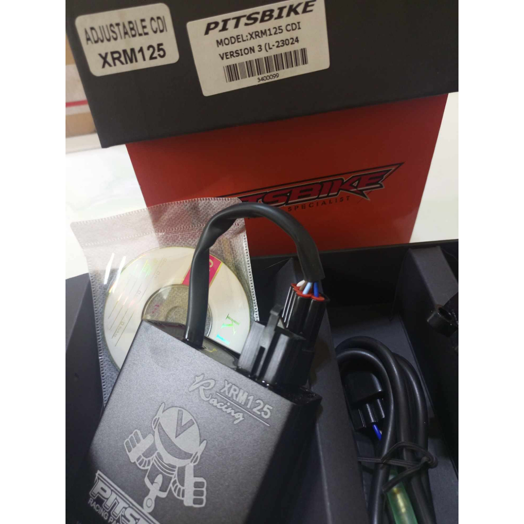 PITSBIKE RACING CDI V3 PROGRAMABLE XRM125 CARB RAPID BACK FIRE IDLE ...