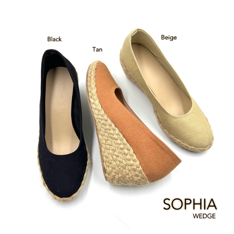 SOPHIA Wedge Shoes for Women - Liliw Made | Shopee Philippines