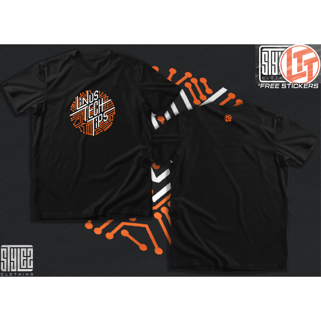 LINUS TECH TIPS CIRCUIT T-SHIRT PCMR v2 | Shopee Philippines