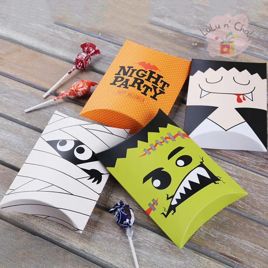 (4pcs) Cute Halloween Mini Candy Box Perfect for Trick or Treat ...