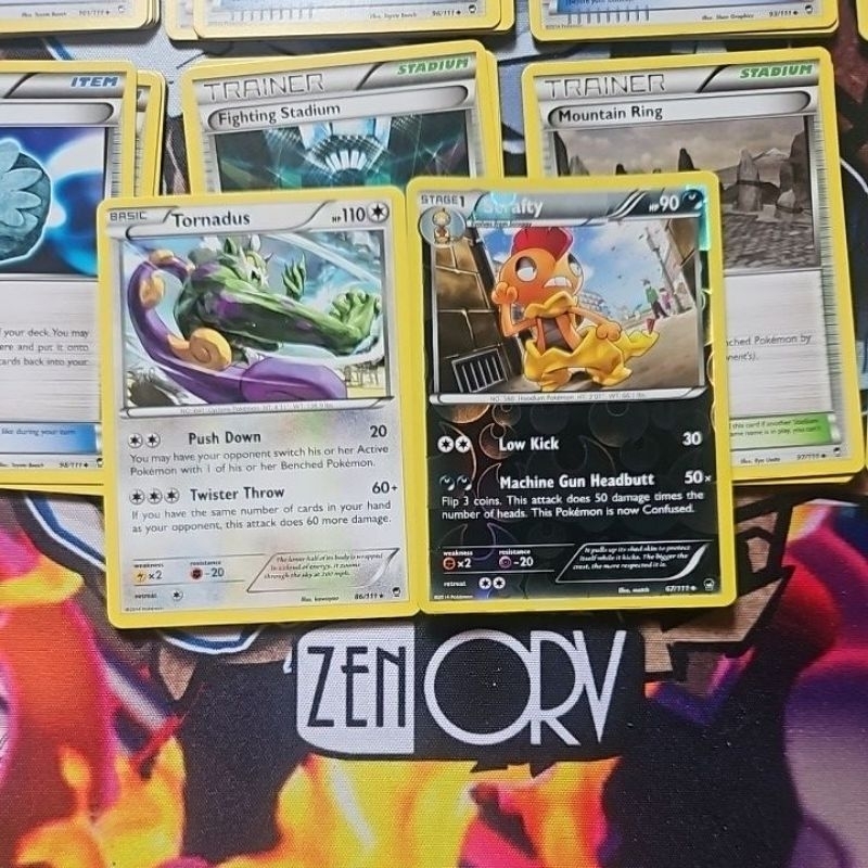 Furious Fist XY 2014 Trainer Rare Rev Holo Common Uncommon TCG Pokemon ...