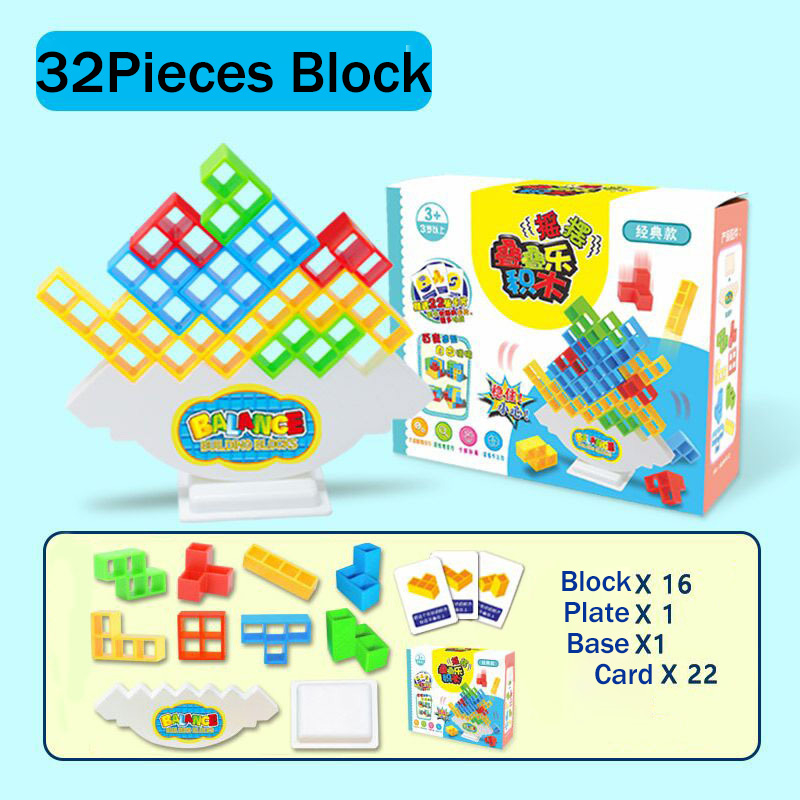 Balance Stacking Block Party Game for Adults Kids Board Game Games ...