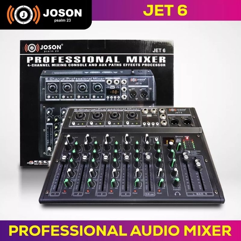 Joson Jet 6 professional Mixer(6 Channel) | Shopee Philippines