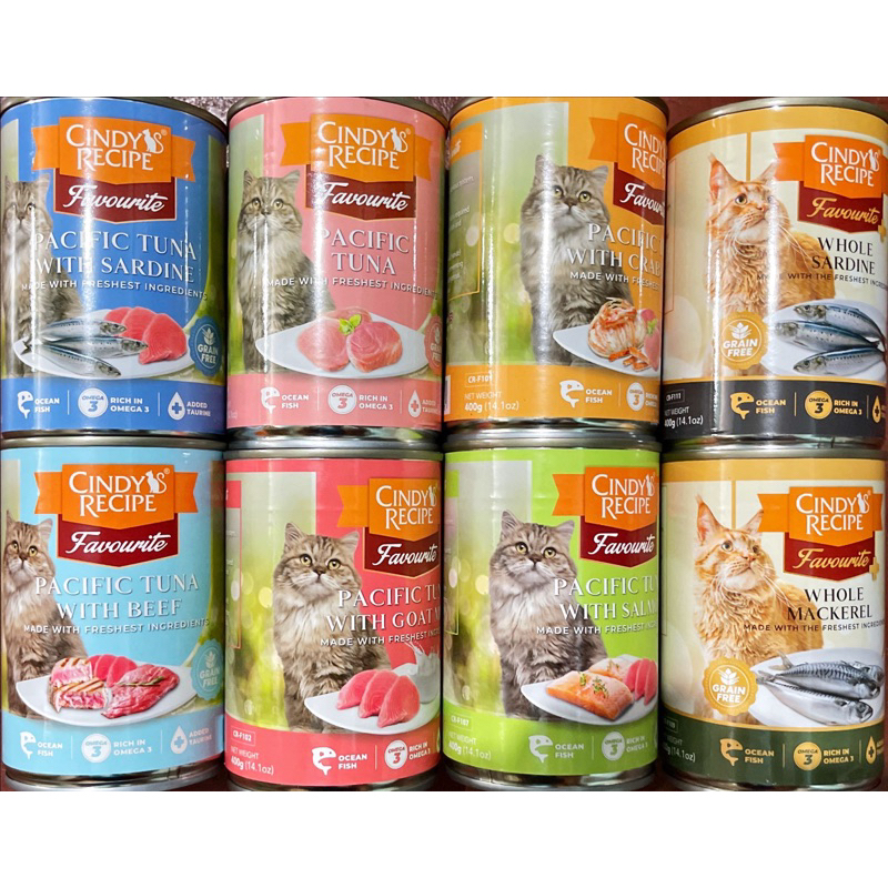 Cindy's Recipe Favorite Cat Food 400g | Shopee Philippines