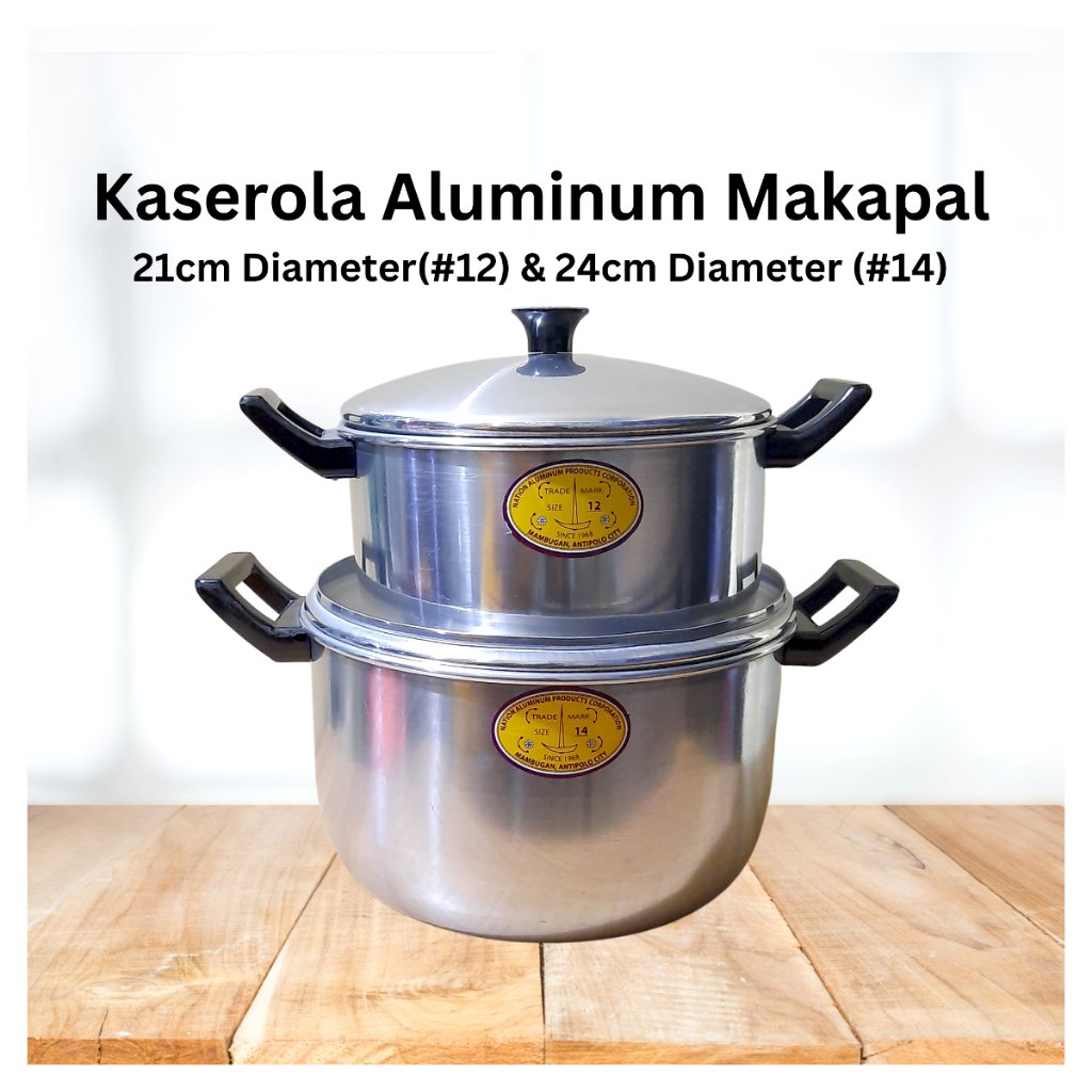 Kaserola Set Makapal Aluminum Heavy Duty | Shopee Philippines