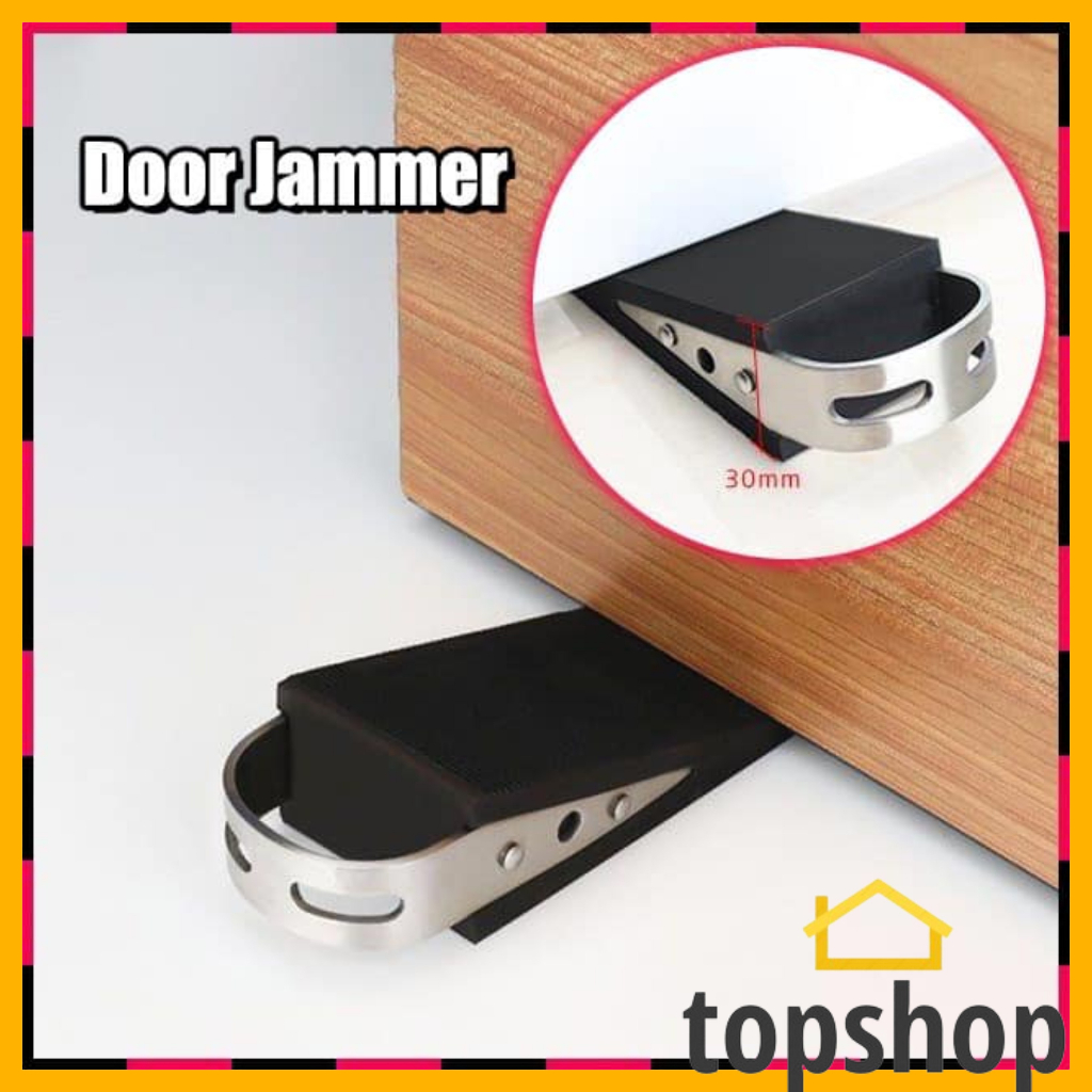 TOPSHOP 1pc Block Guard Wind Door Stopper Wedge Anti Skid Safety ...