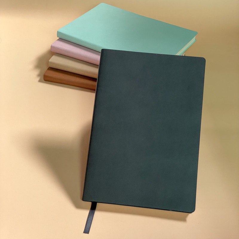 Everyday classic notebook softcover leather muji 100GSM blank dotted ...