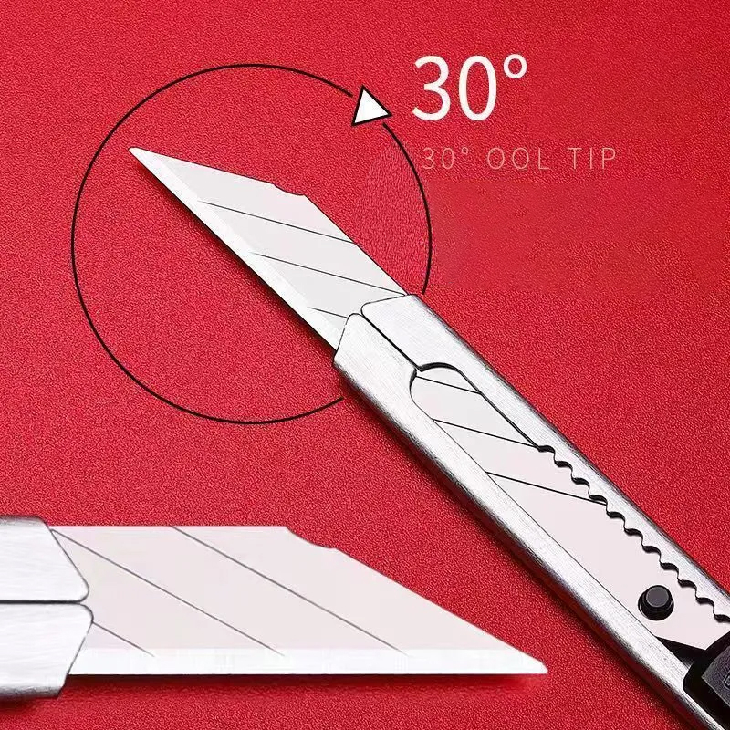 VK Sharp Metal Cut Paper SST Stainless Steel Utility Knife Retractable ...