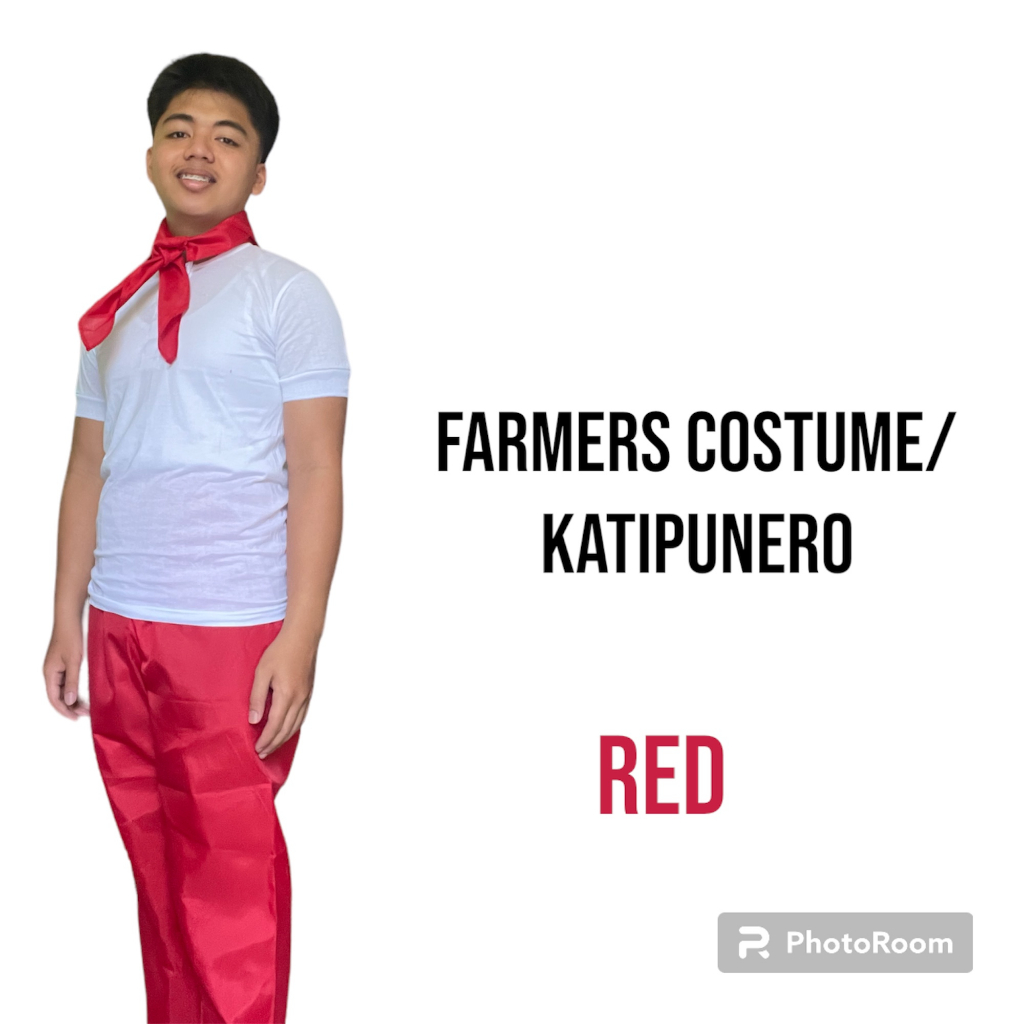 TRADITIONAL KATIPUNERO/ FARMERS ATTIRE // COSTUME FOR BOYS | Shopee ...