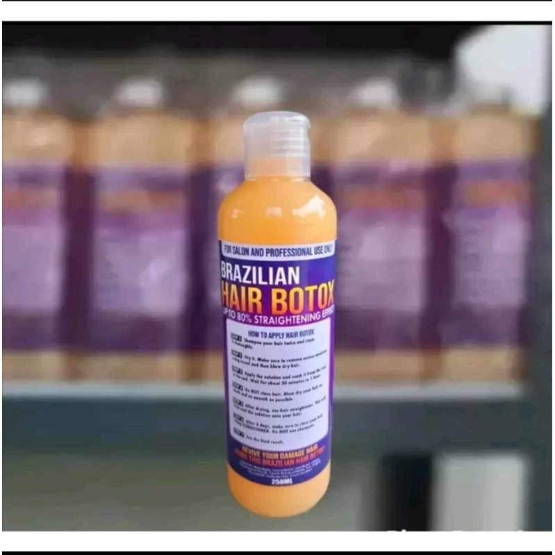Brazilian Hair Botox Up to 80%Straightening effect (100ml) | Shopee ...