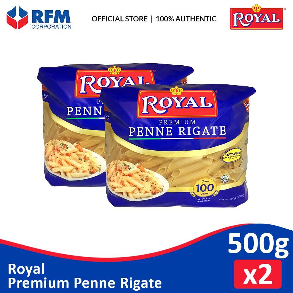 Royal Premium Penne Rigate 500g - Set of 2s | Shopee Philippines