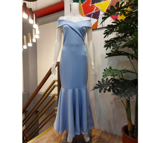 Elaine Mermaid Long Gown | Shopee Philippines