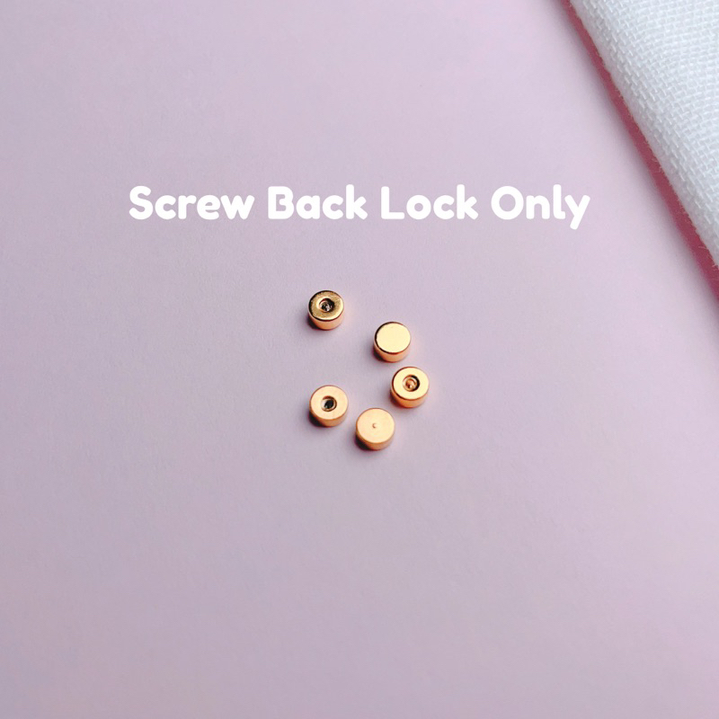 Screw Back Lock Only (PER PIECE) | Shopee Philippines