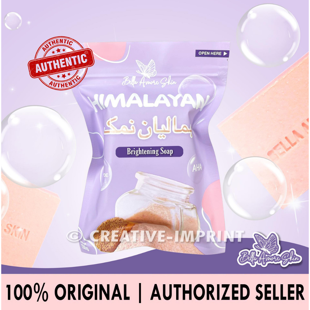 Himalayan Brightening Soap by Bella Amore Skin with Pink Himalayan Salt ...