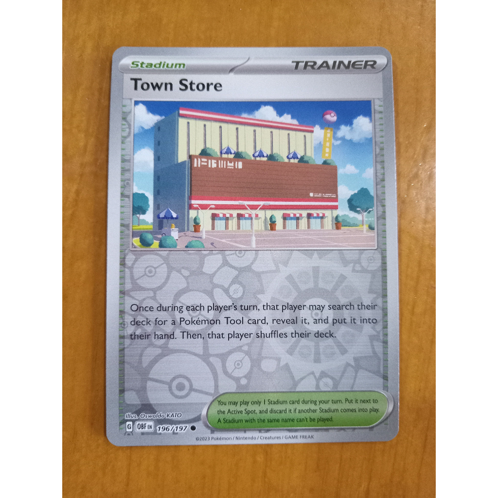 Town Store - 196/197 - Common Reverse Holo Pokemon TCG Standard English ...