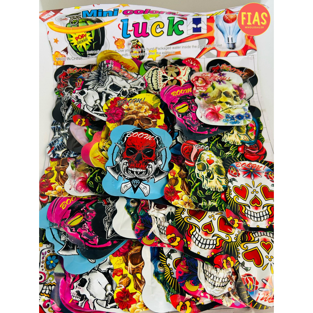 60 Pieces Super Skull Bomb Prank Toys | Shopee Philippines