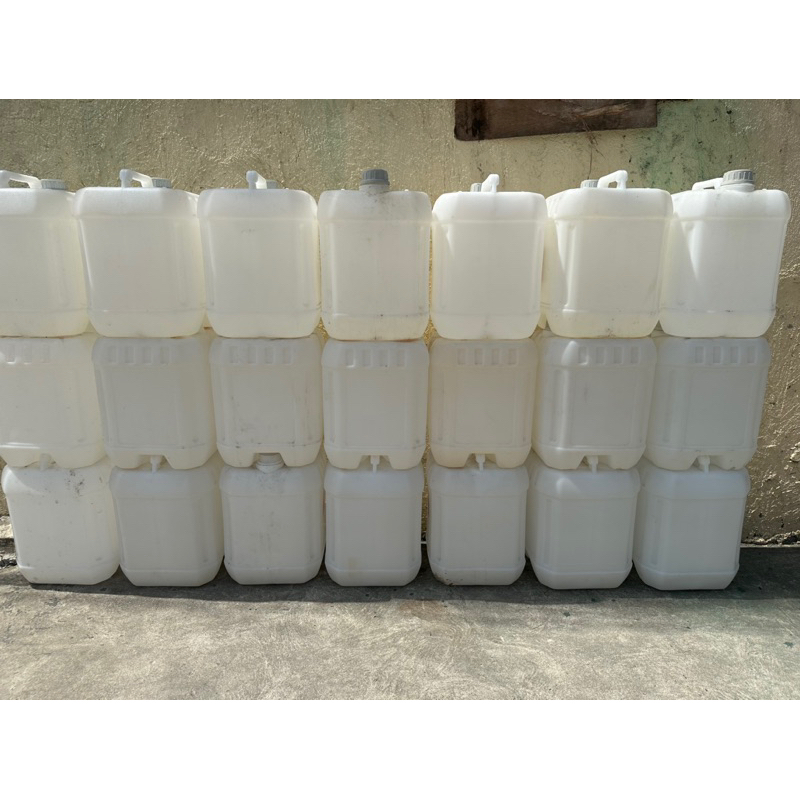 Carboy container 20liter USED like brand-new white | Shopee Philippines