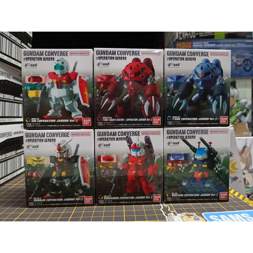 FW Gundam Converge Operation Jaburo Singles | Shopee Philippines
