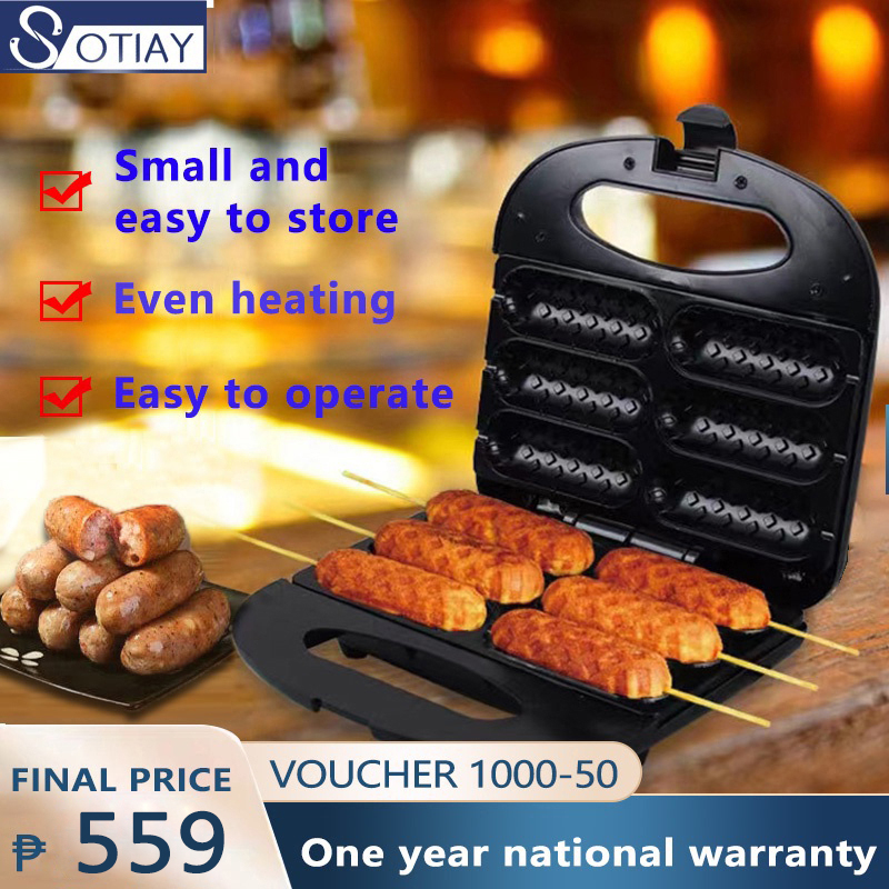 Hot Dog Maker Electric Hot Dog Pie Maker Easy Clean Nonstick Surface ...