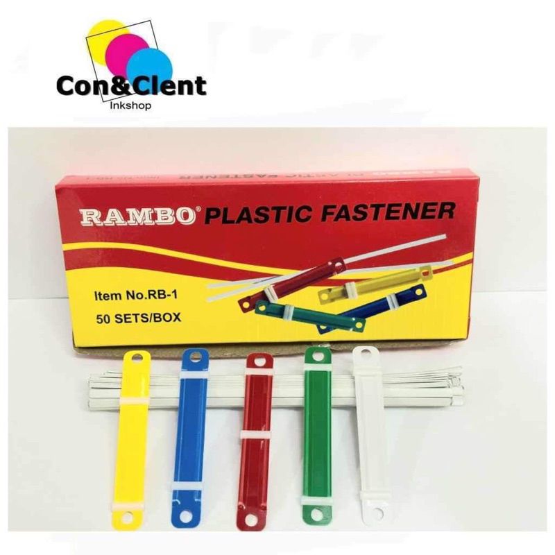RAMBO, JOY or WELLS plastic fastener 50pcs/box | Shopee Philippines